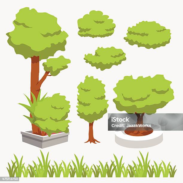 Cartoon Tree向量圖形及更多2015年圖片 2015年 一組物體 卡通 Istock