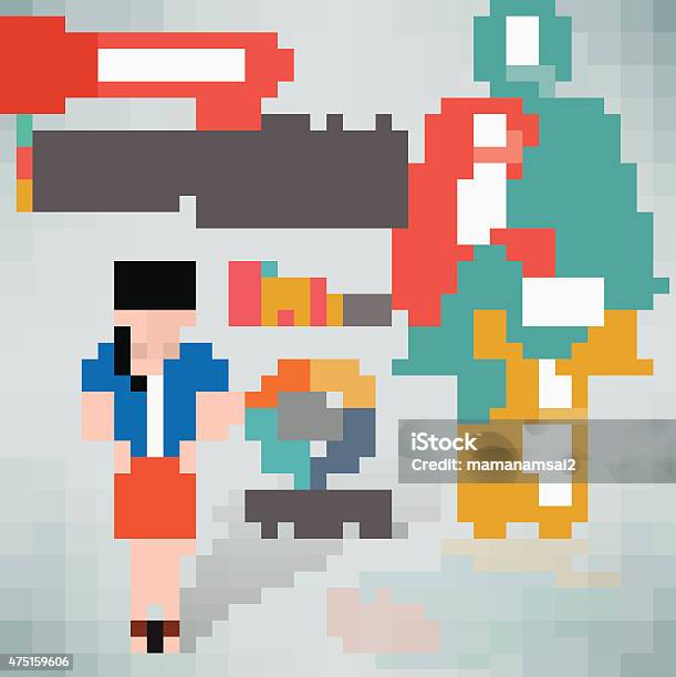 Human Puzzle Woman Infographic On Clean Background Vector向量圖形及更多2015年圖片