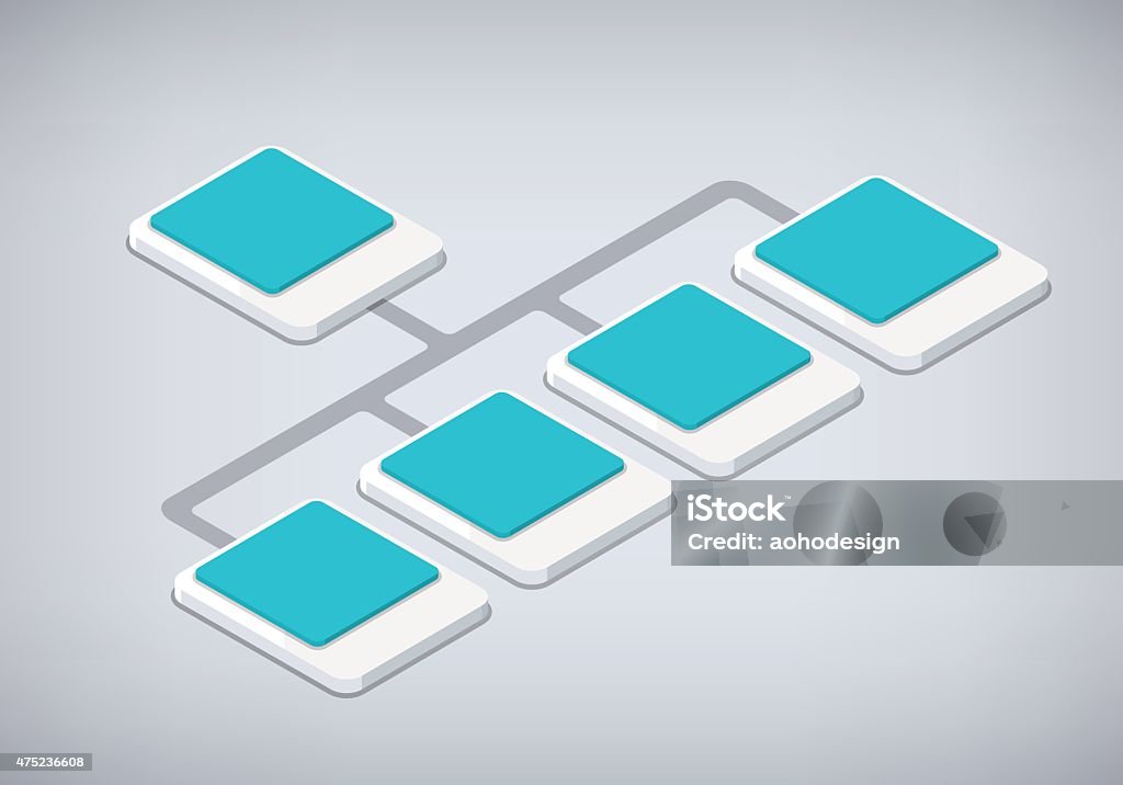 Isometric Organization And Sturcture Vector Illustration Stock ... Isometric Organization And Sturcture Vector Illustration Stock ...