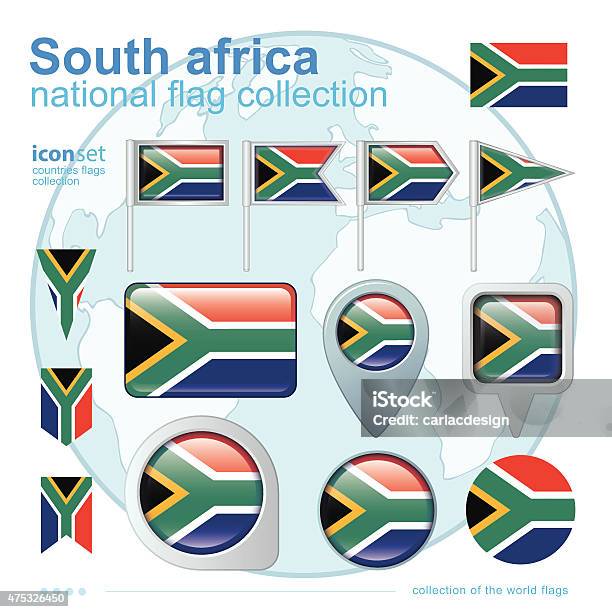 Bendera Afrika Selatan Koleksi Ikon Ilustrasi Vektor Ilustrasi Stok ... Bendera Afrika Selatan Koleksi Ikon Ilustrasi Vektor Ilustrasi Stok ...