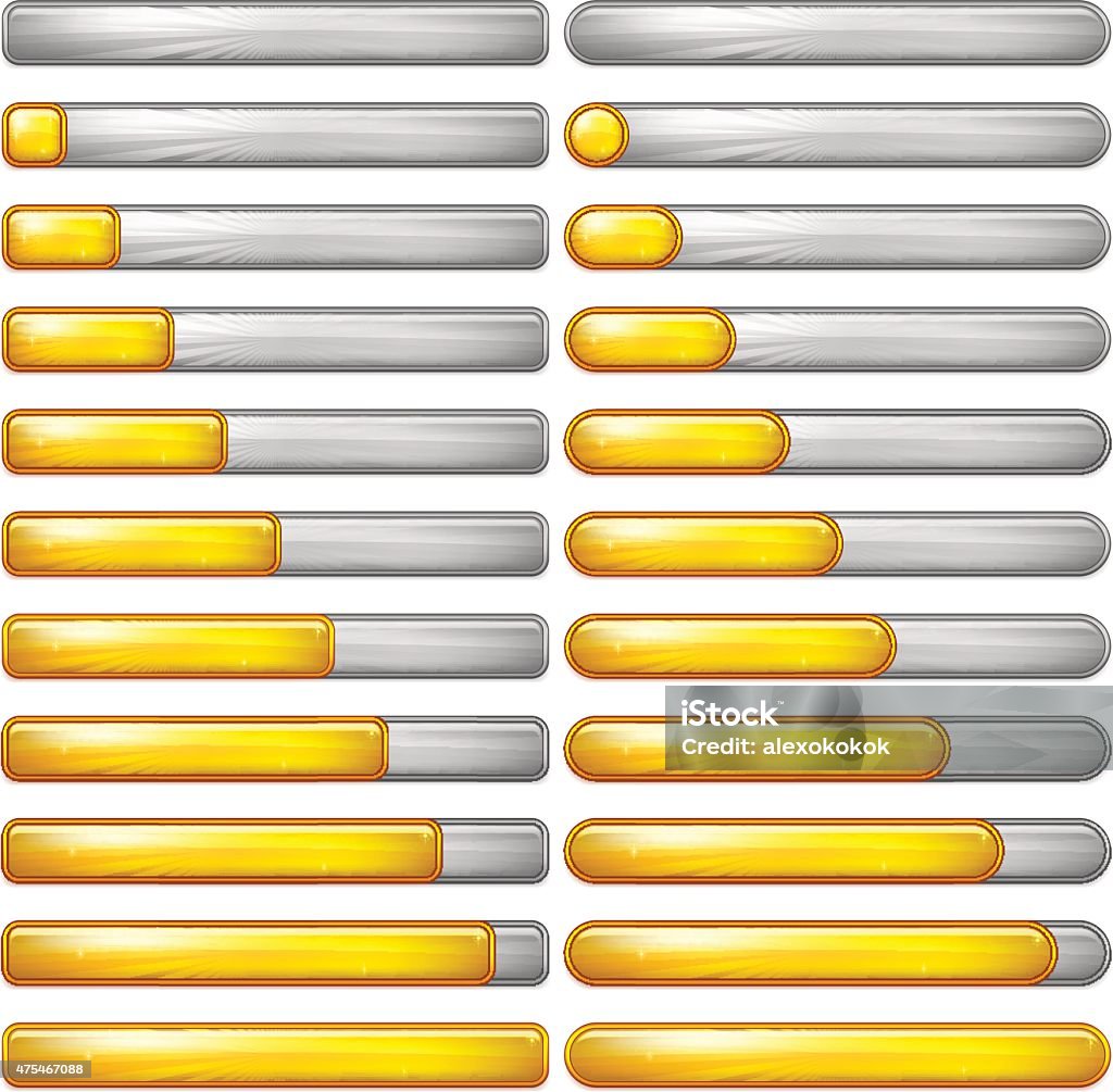 Progress Bars Set Stock Illustration - Download Image Now - 2015 ... Progress Bars Set Stock Illustration - Download Image Now - 2015 ...