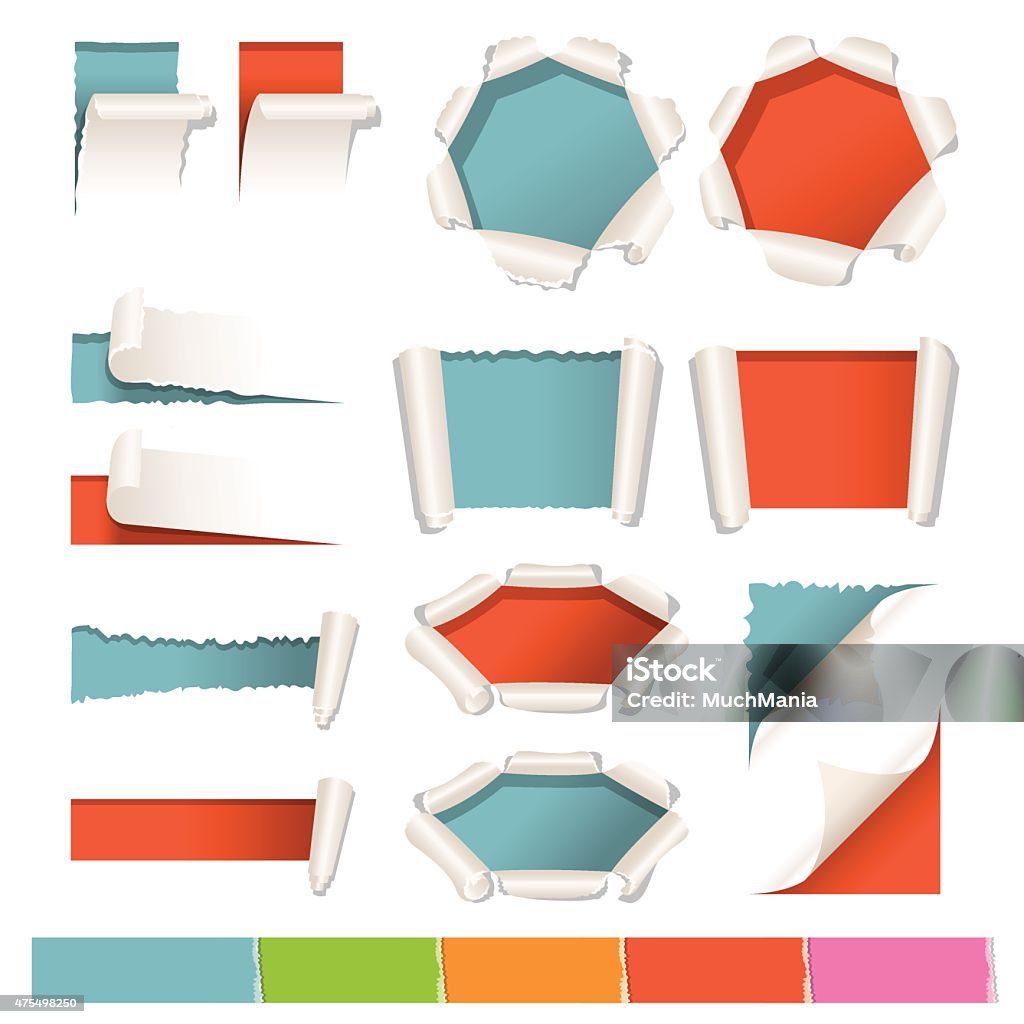 Vetores de Vários Tipos De Objetos De Fundo De Papel Rasgado e mais ... Vetores de Vários Tipos De Objetos De Fundo De Papel Rasgado e mais ...