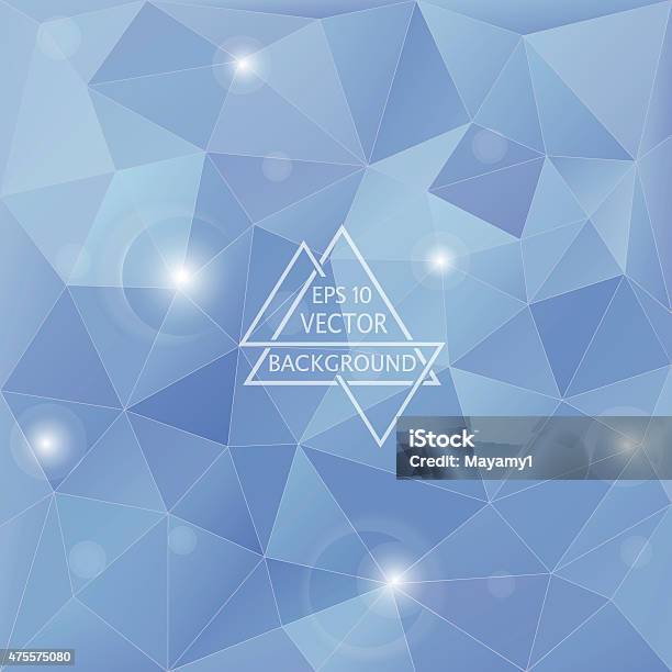 Polygon 청색 배경 0명에 대한 스톡 벡터 아트 및 기타 이미지 0명 2015년 겨울 Istock
