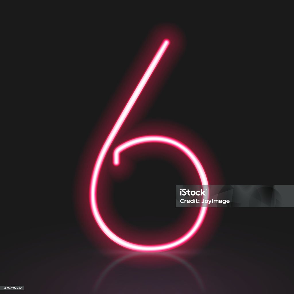 3d Red Neon Light Number 6 Stock Illustration - Download Image Now ... 3d Red Neon Light Number 6 Stock Illustration - Download Image Now ...