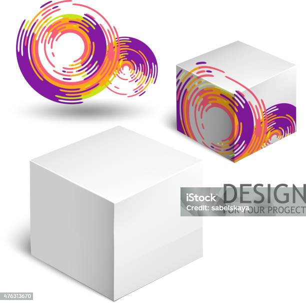 White Package Box Mockup Template向量圖形及更多2015年圖片 2015年 一個物體 一組物體