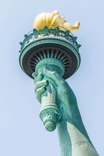 Statue Of Libertys Torch Stock Photo - Download Image Now - Statue of ... Statue Of Libertys Torch Stock Photo - Download Image Now - Statue of ...