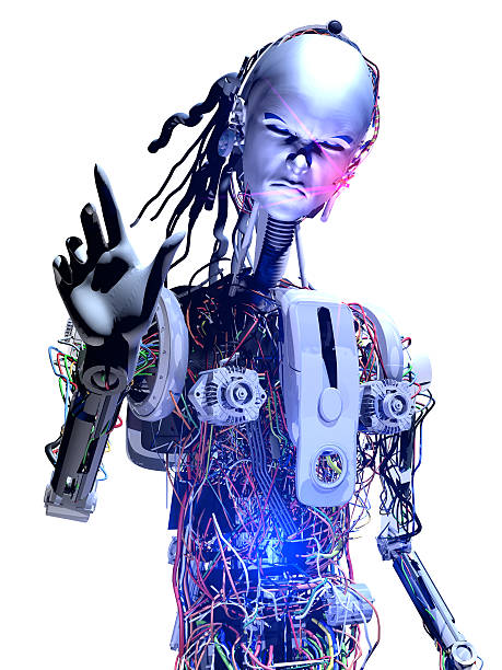 1 700 Robot Cyborg Futuristic Computer Mouse Fotografías De Stock