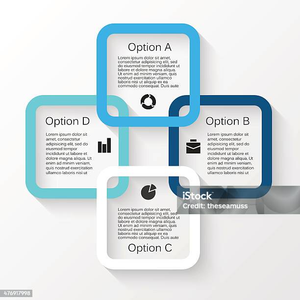 Infografis Lingkaran Vektor Templat Untuk Diagram Siklus Grafik