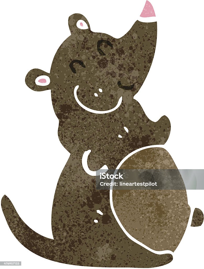 Retro Cartoon Fat Rat Stock Illustration Download Image Now Bizarre