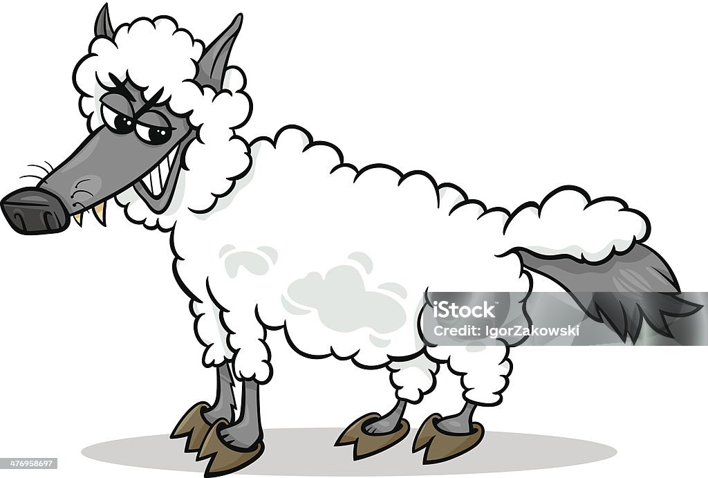 Serigala Dalam Kartun Pakaian Domba Ilustrasi Stok - Unduh Gambar ... Serigala Dalam Kartun Pakaian Domba Ilustrasi Stok - Unduh Gambar ...