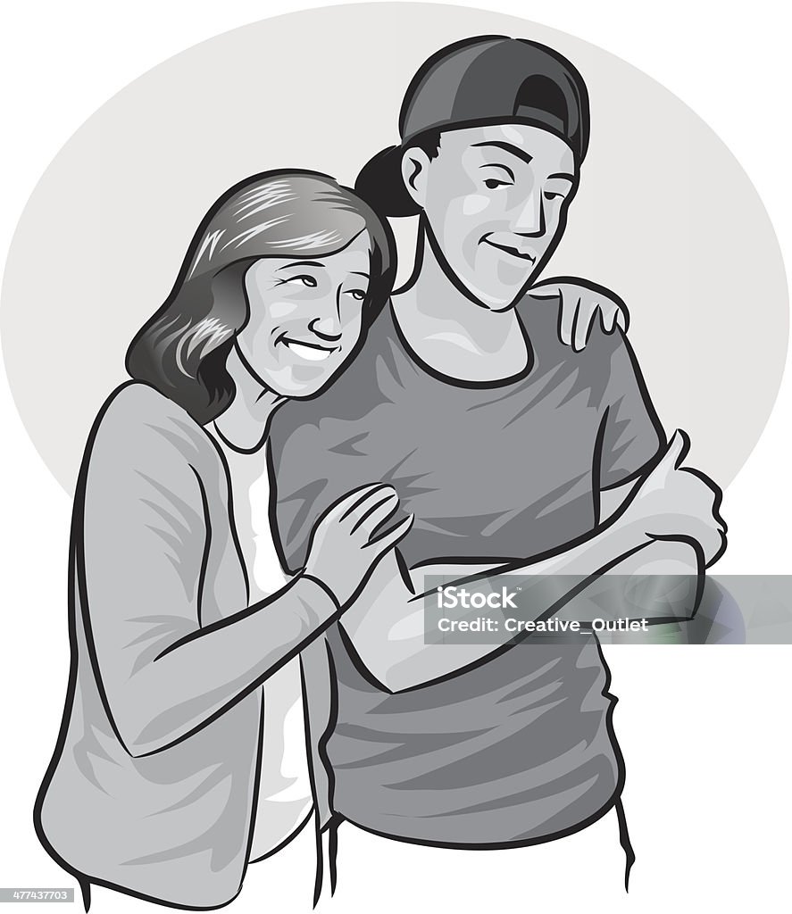 Mom Son Stock Illustration Download Image Now Adult Adults Only