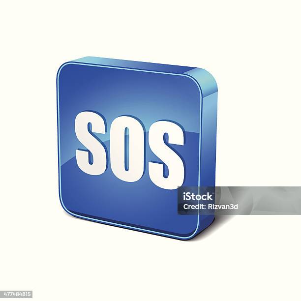 Sos 3d 스쿱에 코너 블루 벡터 아이콘크기 버튼 0명에 대한 스톡 벡터 아트 및 기타 이미지 0명 Sos 멀티미디어