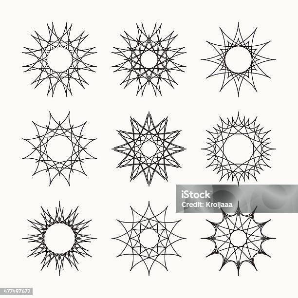 Bentuk Simetris Abstrak Geometris Diatur Ikon Bisnis Templat Logo ... Bentuk Simetris Abstrak Geometris Diatur Ikon Bisnis Templat Logo ...