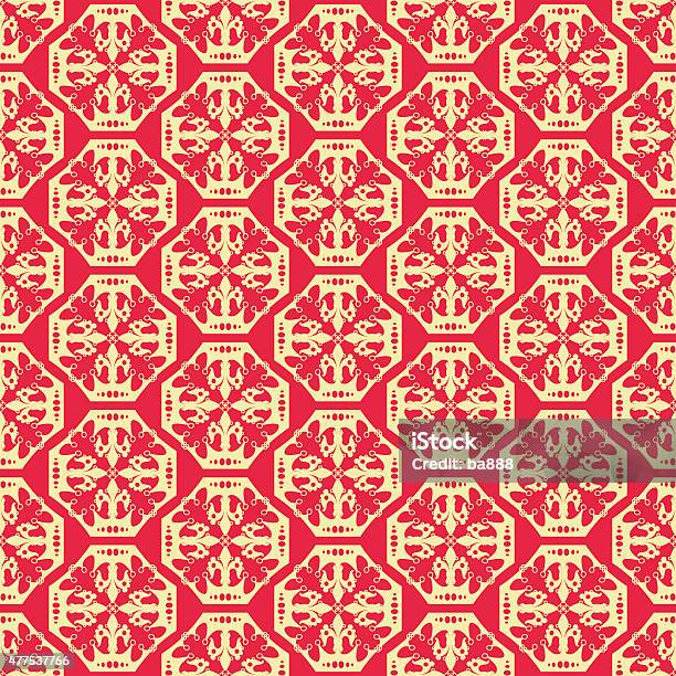Asian Style Pattern Seamless Texture Stock Illustration Download