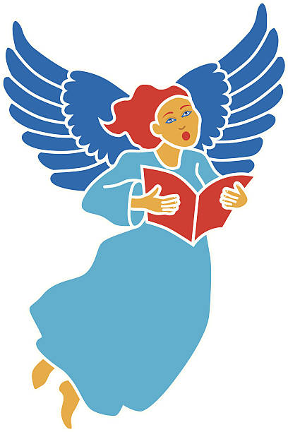 150 Adult Angels Singing Illustrations Royalty Free Vector Graphics And Clip Art Istock
