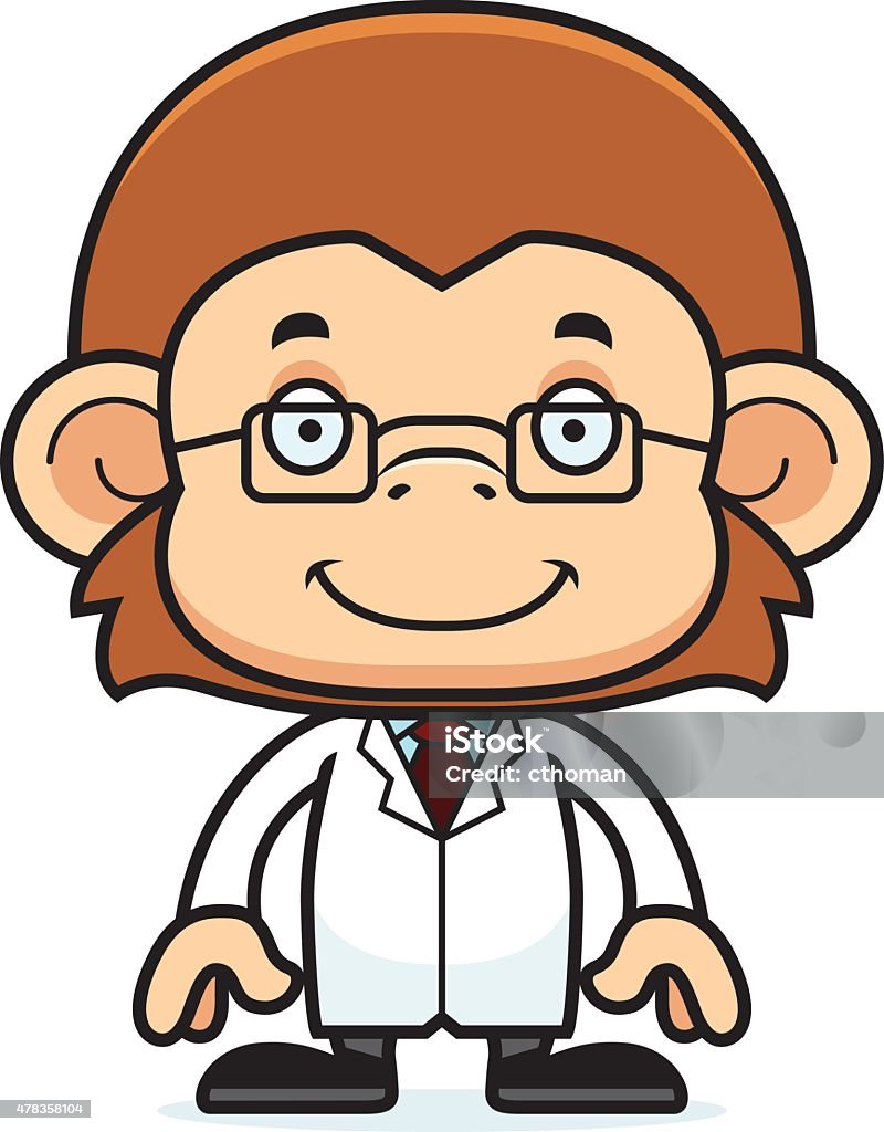 Cartoon Smiling Scientist Monkey Stock Illustration - Download Image ... Cartoon Smiling Scientist Monkey Stock Illustration - Download Image ...