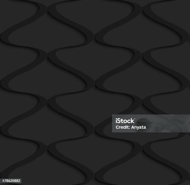 Black 3d Wavy Vertical Grid向量圖形及更多2015年圖片 2015年 具有特定質地 剪裁圖 Istock