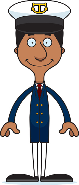 Cartoon Smiling Boat Captain Man Stock Illustration - Download Image ... Cartoon Smiling Boat Captain Man Stock Illustration - Download Image ...