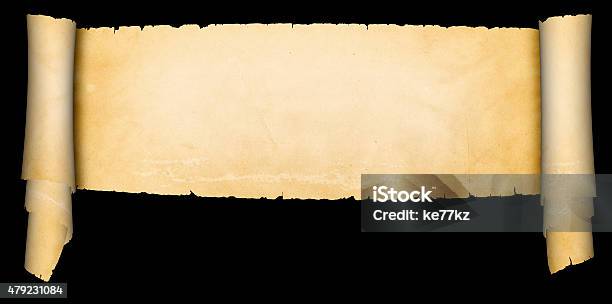 Scroll Of Antique Parchment向量圖形及更多2015年圖片 2015年 中古時代 全景 Istock