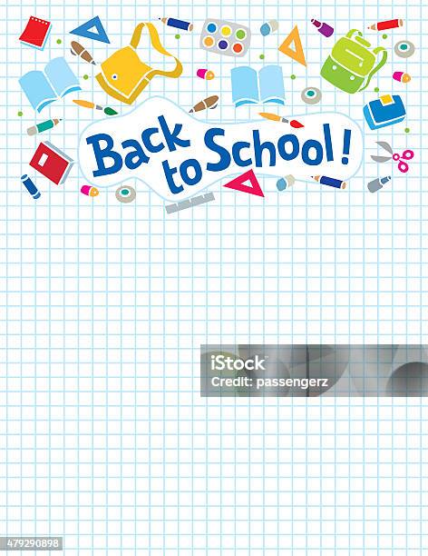 Back To School 레터링 또는 디자인 템플릿 2015년에 대한 스톡 벡터 아트 및 기타 이미지 2015년 가방