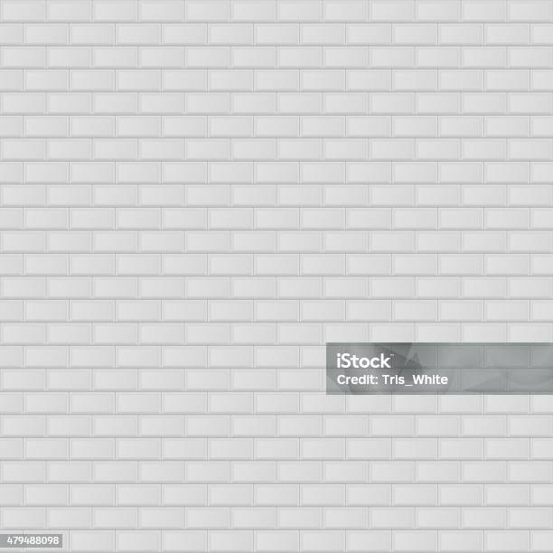 Ilustración De Ilustración Vectorial De Textura De Ladrillo Blanco Y