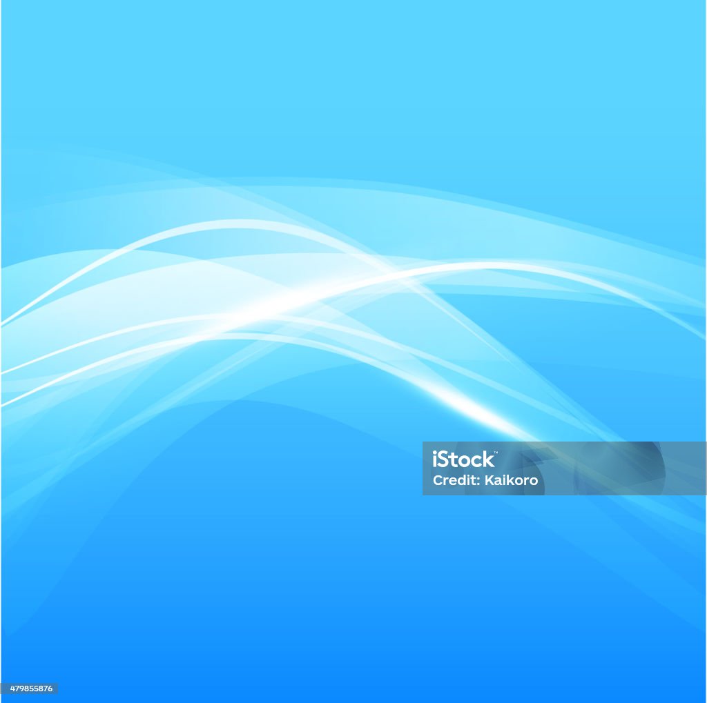 Abstract Background Blue Wave Curve And Lighting Element Vector Stock