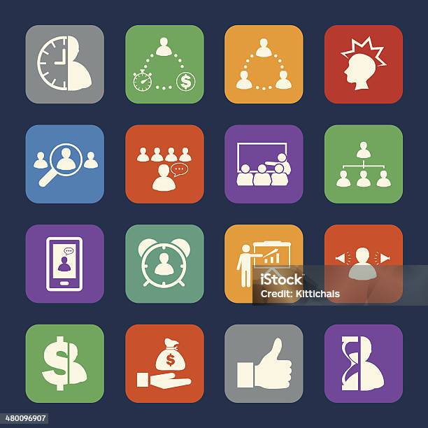 Business People Icons Set Stock Illustration Download Image Now