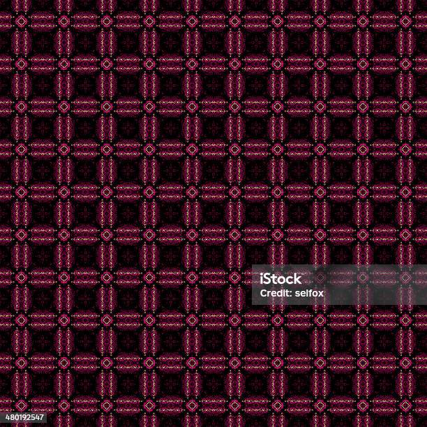 Seni Dekoratif Pola Geometris Ilustrasi Simetris Fraktal Abstrak