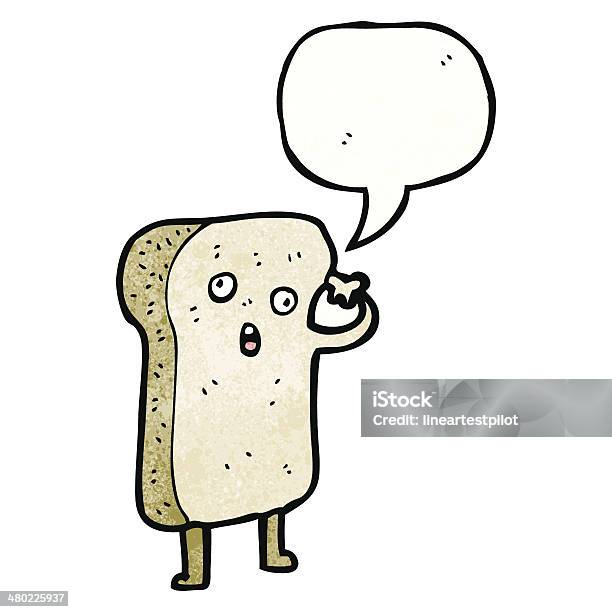 Slice Of 식빵 말풍선이 있는 자 0명에 대한 스톡 벡터 아트 및 기타 이미지 0명 귀여운 기이함 Istock