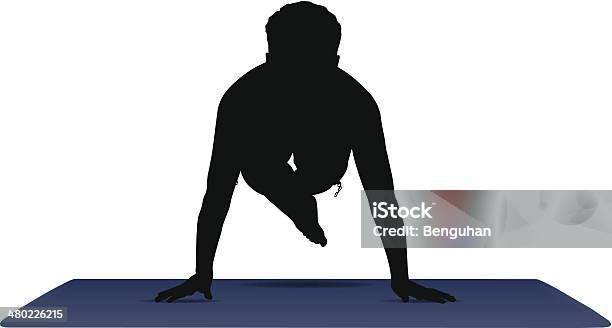 Vector Illustration Of Yoga Positions In Scale Pose向量圖形及更多一個人圖片 Istock