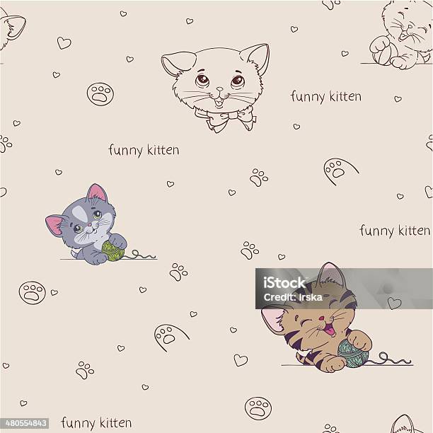 Kartun Pola Mulus Dengan Kucing Lucu Ilustrasi Stok - Unduh Gambar ... Kartun Pola Mulus Dengan Kucing Lucu Ilustrasi Stok - Unduh Gambar ...