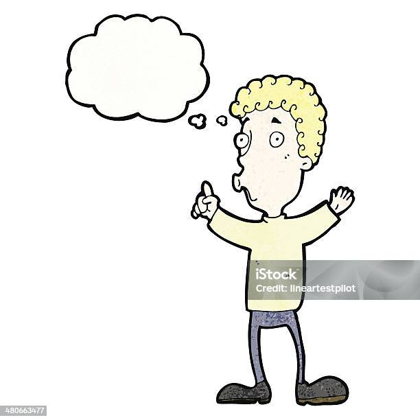 Cartoon Man With Idea向量圖形及更多兒童圖片 兒童 剪貼畫 可愛 Istock