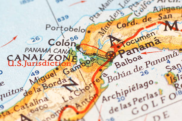 120 Mapa Político Del Canal De Panamá Fotografías De Stock Fotos E