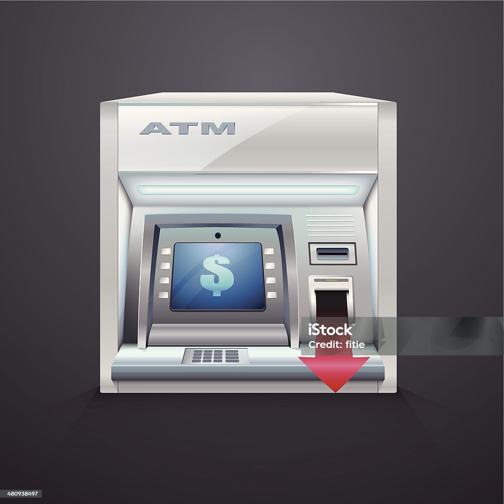 Atm 현금 자동 입출금기에 대한 스톡 벡터 아트 및 기타 이미지 현금 자동 입출금기 구매 금융 Istock