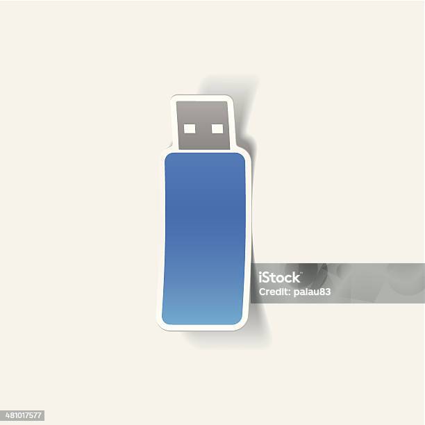 실감나는 디자인 요소 Usb 0명에 대한 스톡 벡터 아트 및 기타 이미지 0명 Usb 케이블 그림자 Istock