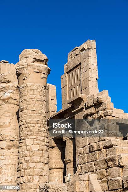Karnak 관자놀이 이집트 룩소르 2015년에 대한 스톡 사진 및 기타 이미지 2015년 건축 고고학 Istock