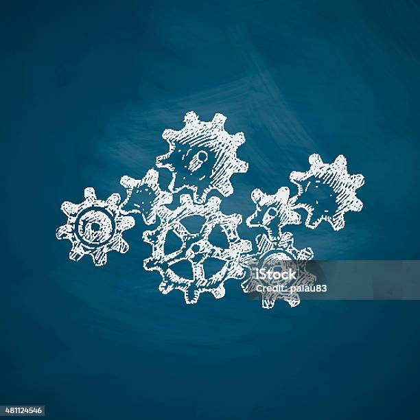 Cogwheel 아이콘크기 교육에 대한 스톡 벡터 아트 및 기타 이미지 교육 그리기 기어 기계 부분 Istock
