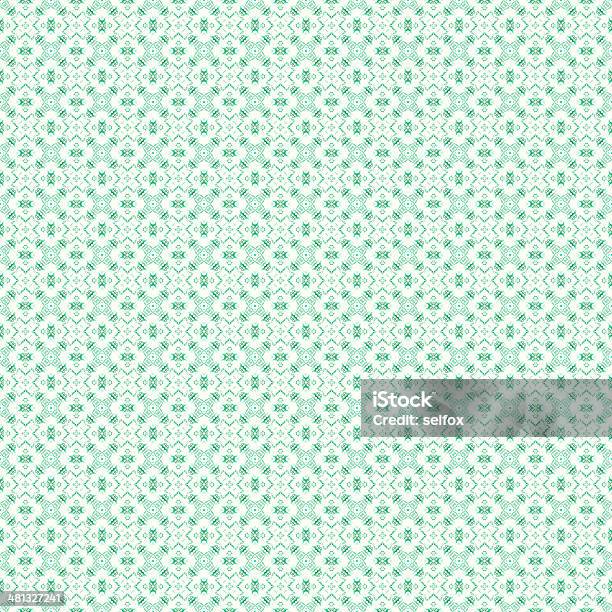 Seni Dekoratif Pola Geometris Ilustrasi Simetris Fraktal Abstrak