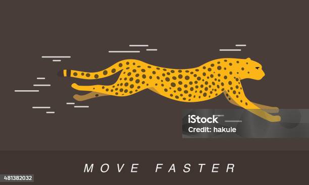 Cheetah 실행 측면 평편 3d 아이콘크기 디자인식 치타에 대한 스톡 벡터 아트 및 기타 이미지 치타 달리기 벡터