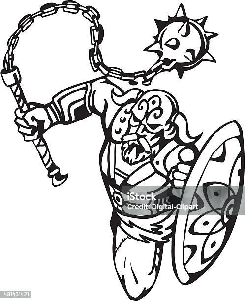 Nordic Viking Vector Illustration Vinylready向量圖形及更多三軍圖片 三軍 人 侵略