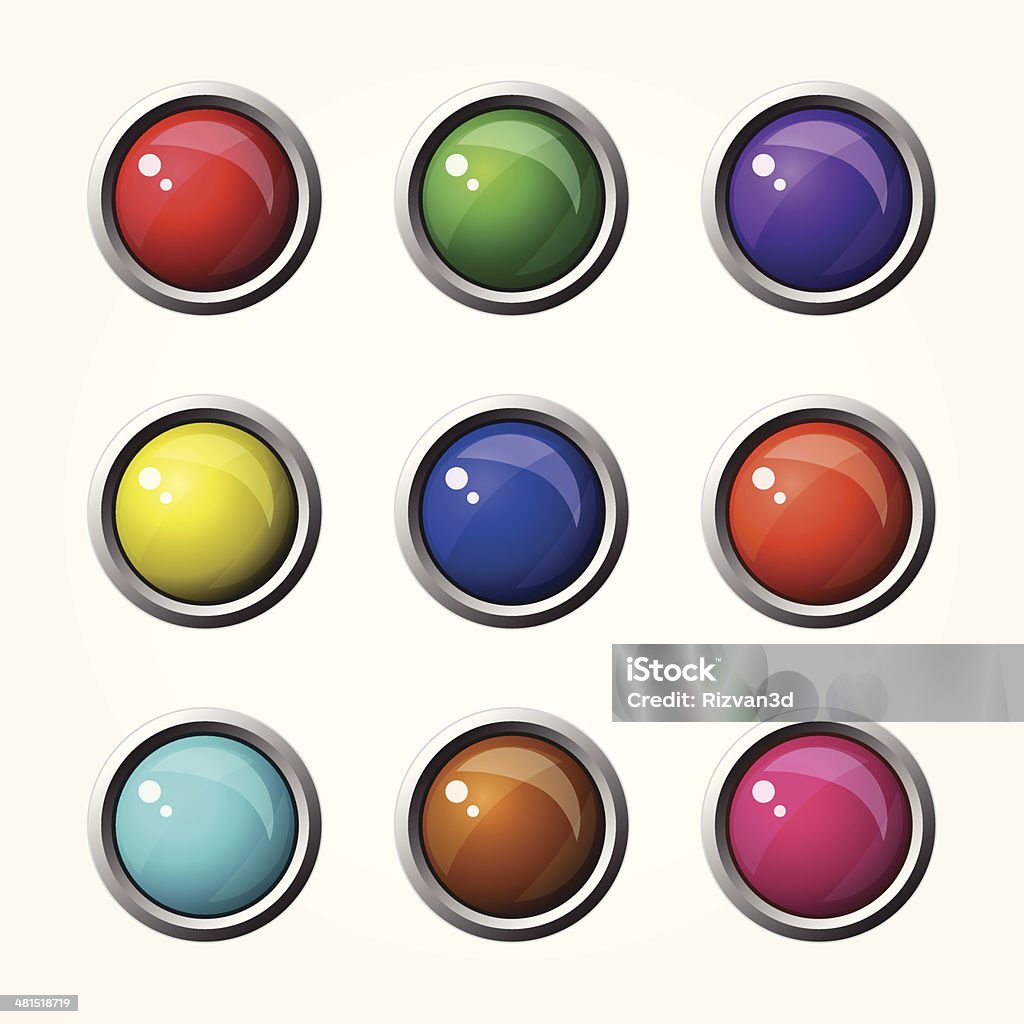 Glossy Shiny Button Icon Set Stock Illustration - Download Image Now ... Glossy Shiny Button Icon Set Stock Illustration - Download Image Now ...