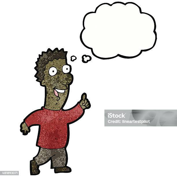 Cartoon Man With Idea向量圖形及更多仔細考慮圖片 仔細考慮 兒童 剪貼畫 Istock
