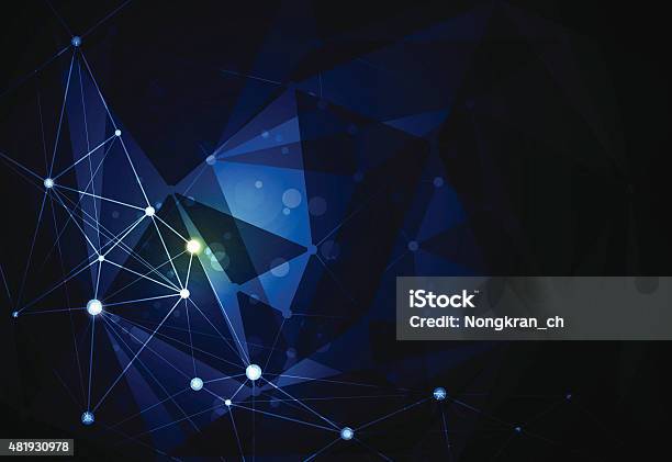 Abstract Futuristic Molecules Technology Background向量圖形及更多原子圖片 Istock