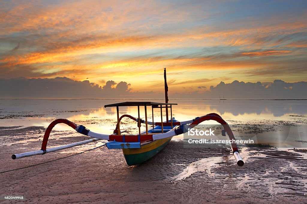 Traditional Jukung Boat Bali Foto Stok Unduh Gambar Sekarang 2015 Alam Asia Asia Pasifik