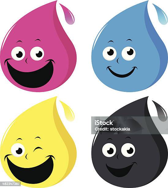 Cmyk 백색과 낙차 입력할 수 있습니다 Cmyk에 대한 스톡 벡터 아트 및 기타 이미지 Cmyk 검은색 그림 그리기