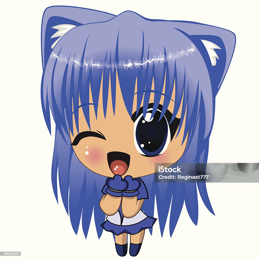 Anime Girl Stok Vektör Sanatı And Manga Tarzı‘nin Daha Fazla Görseli Manga Tarzı 13 19 Yaş
