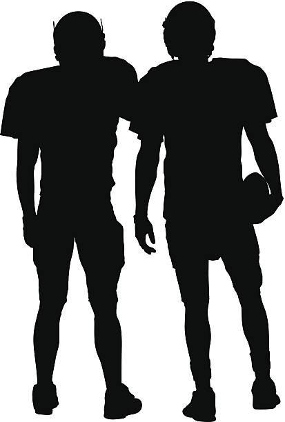 Two Football Players Clipart Two Football Players Clipart