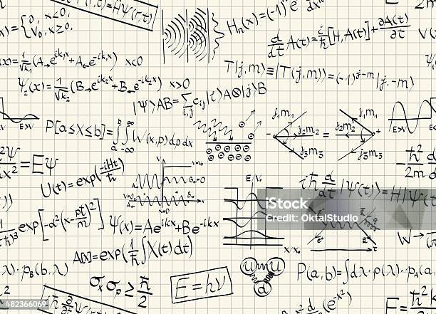 Quantum 물리학 패턴 수학 공식에 대한 스톡 벡터 아트 및 기타 이미지 수학 공식 배경 주제 양자 물리학 Istock
