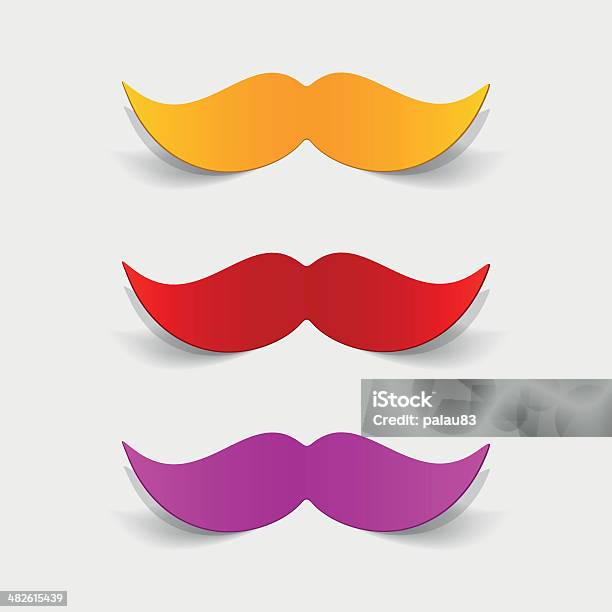 Realistic Design Element Mustache向量圖形及更多上唇鬍鬚圖片 上唇鬍鬚 互聯網 人工造的 Istock