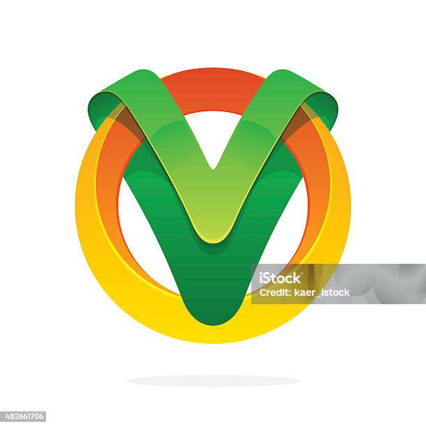 V 알파벳 또는 확인표시 검증 아이콘크기 0명에 대한 스톡 벡터 아트 및 기타 이미지 0명 2015년 개념 Istock